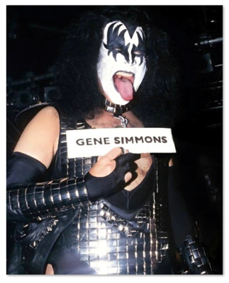 KISS: Gene Simmons 1990's Awesome & Rare 8" x 10" Photo #06 | eBay ...