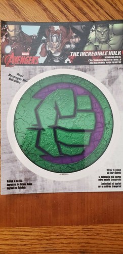 Marvel Avengers Hulk Car Window Decal Sticker Auto - Officially ...