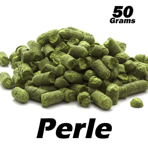 50g PERLE Pellets Hops Alpha Acid 6.0-10.0 German Home Brew FP for sale ...
