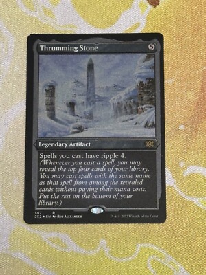 MTG / Thrumming Stone / 2X2 / #567 / FOIL ETCHED / Rare / NM | eBay