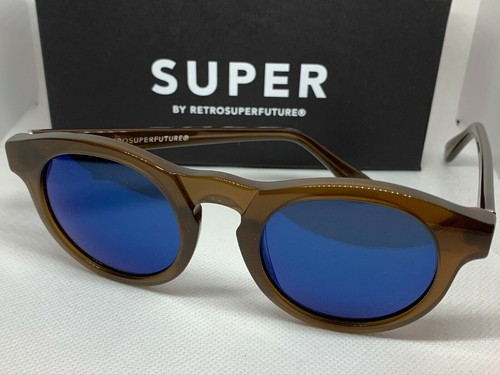 RetroSuperFuture PYW Boy Deep Brown Frame Sunglasses NIB | eBay