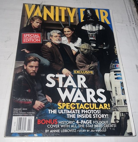 Vanity Fair Magazine STAR WARS Spectacular George Lucas Vader Yoda ...