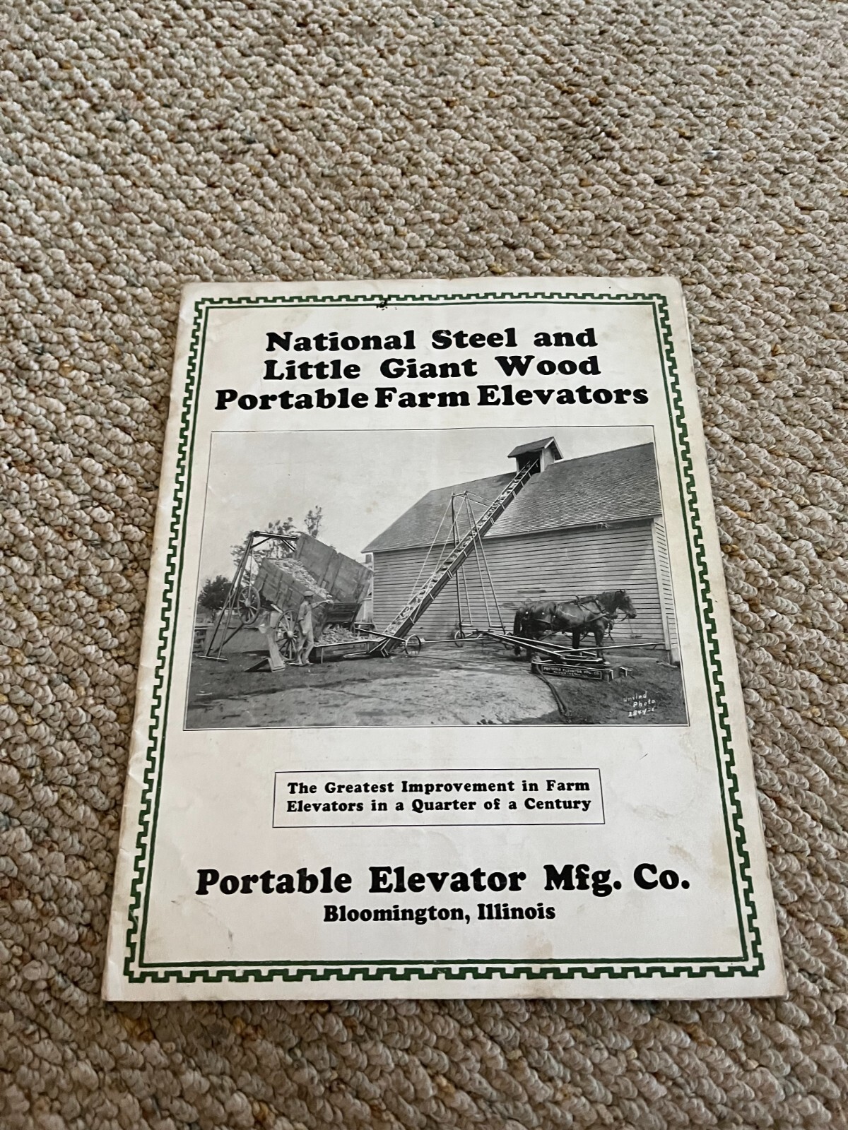 National Steel & Little Giant Wood Portable Farm Elevators Brochure ...