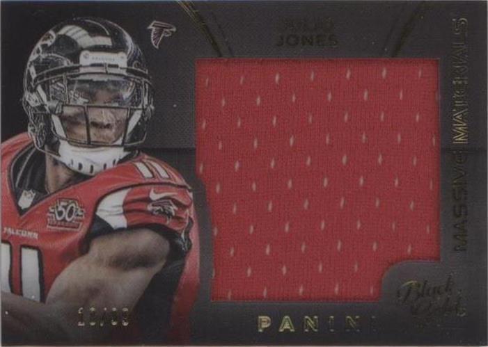 2015 Panini Black Gold - Massive Materials Julio Jones #MSM-JJ /99 (MEM ...