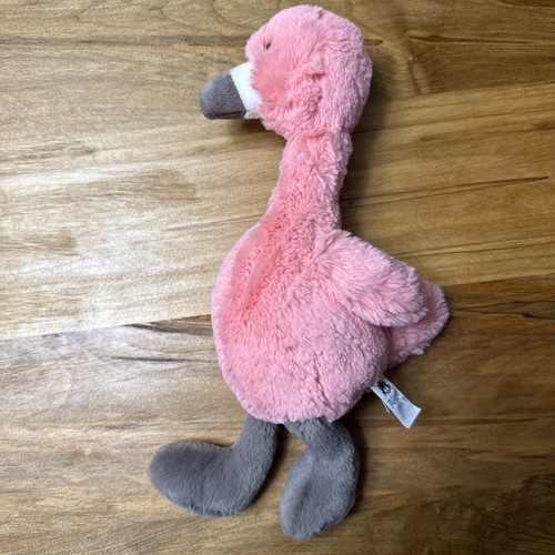 Jellycat London RETIRED Bashful Pink Flamingo Stuffed Animal Plush Toy ...