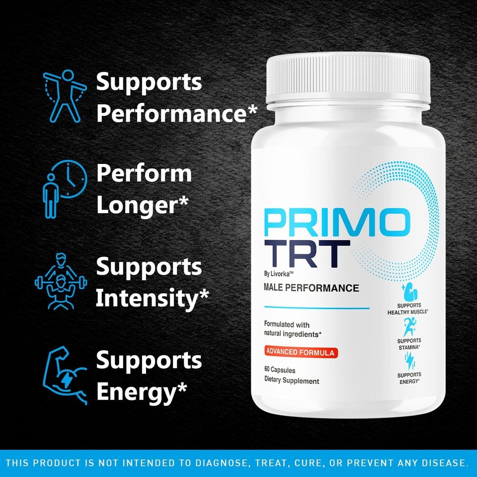 LIVORKA Primo TRT Pills - Official PrimoTRT Supplement Capsules for Men ...