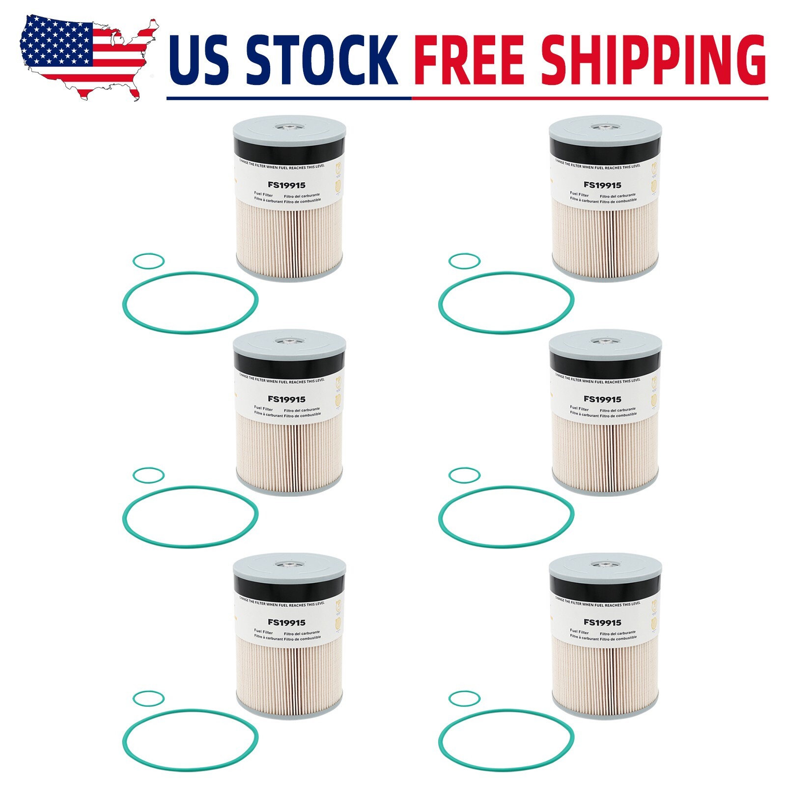 FLEETGUARD FS19915 - Fuel filter cross reference