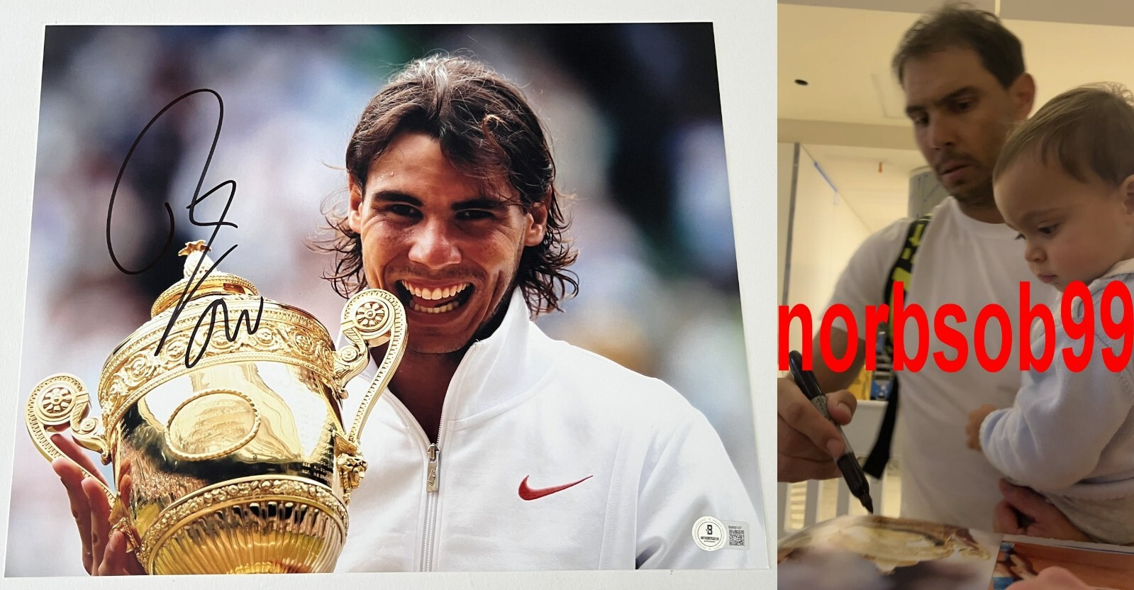 Rafael Nadal Autographed Memorabilia | Signed Photo, Jersey ...