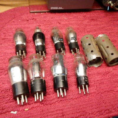Radio Rectifier Vacuum Tubes and bonus container with smaller tubes | eBay