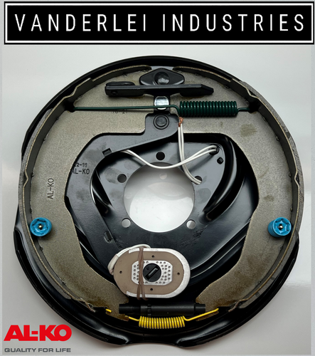 Genuine AL-KO 12" Off Road Electric Brake Backing Assembly ~ Left ...
