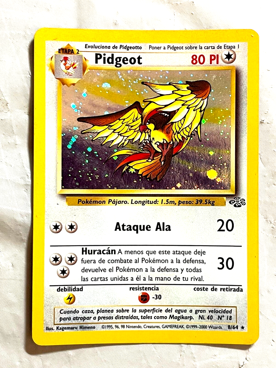 Pidgeot Card Holo Sv3 Japanese Pokemon Ruler Of The Black Flame