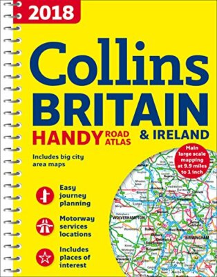 2018 Collins Handy Road Atlas Britain by Collins Maps 0008214573 FREE ...