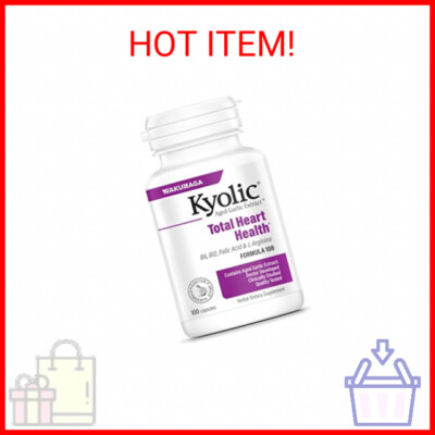 Kyolic Aged Garlic Extract Formula 108, Total Heart Health, 100 ...