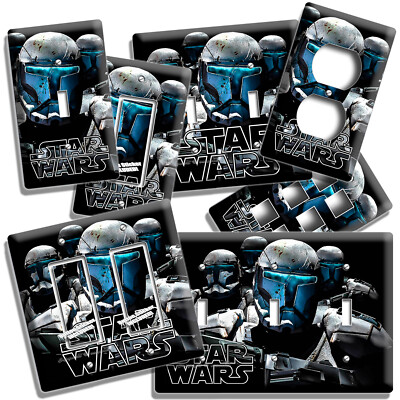 STAR WARS CLONE COMMANDO LIGHT SWITCH TOGGLE OUTLET WALL PLATE ROOM HD ...