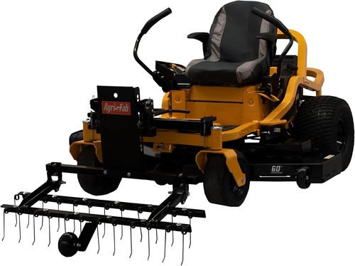 Agri-Fab 45-0629 48" Zero Turn Riding Lawn Mower Front Mount Dethatcher ...