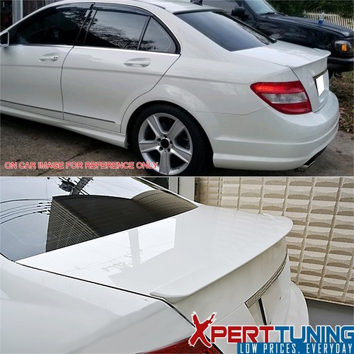 Fit For 2008-2014 Benz C-Class W204 AMG #650 Arctic White Painted Trunk ...