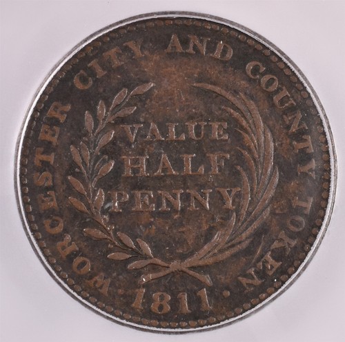 1811 Worcester England City And County Token - ICG Genuine | eBay