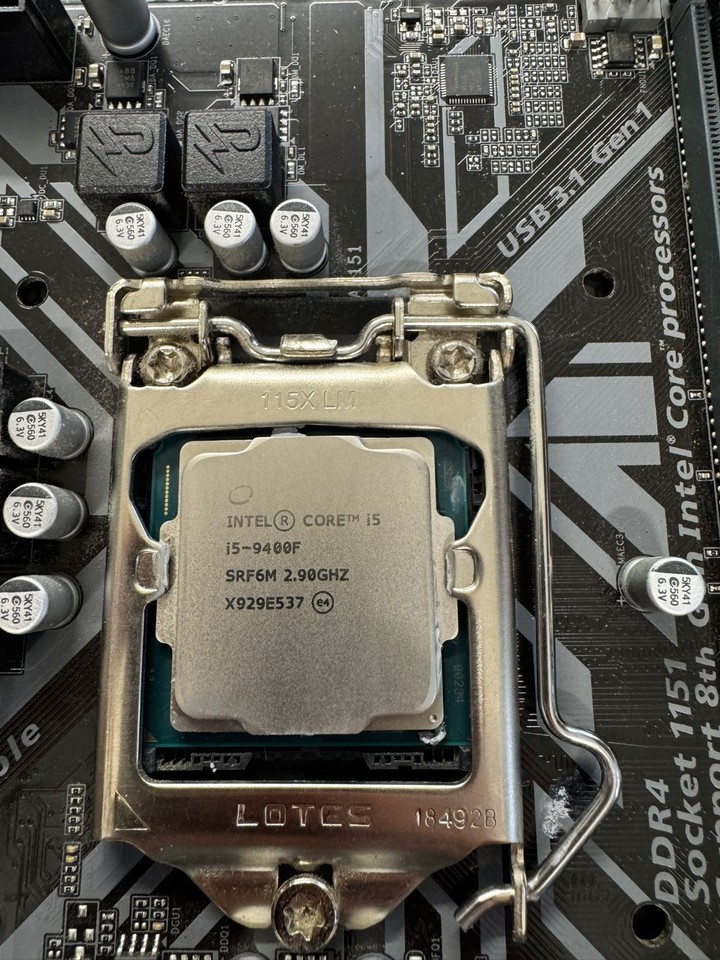 Gigabyte H310m, i5-9400f,8gb ram(single 3200mhz stick) 256gb ssd BUNDLE ...