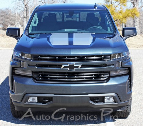 2019-2025 Chevy Silverado Hood Decals Vinyl Graphics BOW RALLY 3M ...