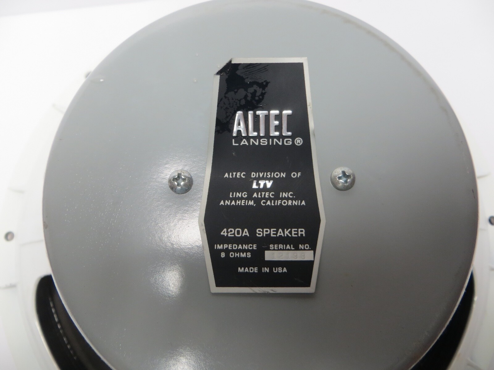 LOT of 2 Vintage Altec Lansing 15" 420A Speakers - Pair | eBay