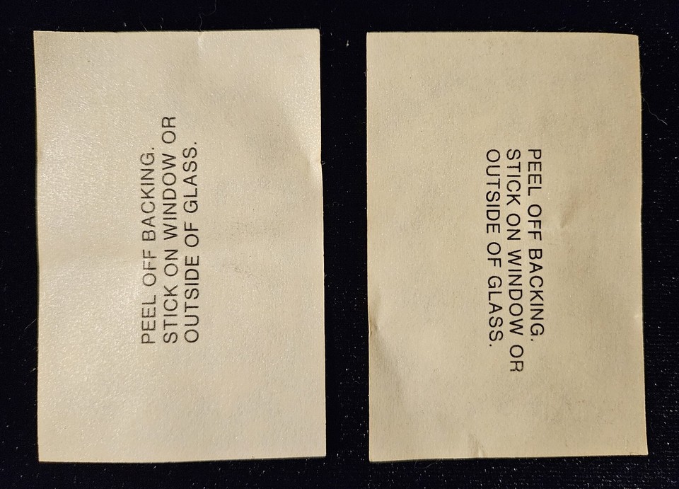 STAR TREK THE MOTION PICTURE (Avia Vending 1979) 2 Non-Sport Stickers ...