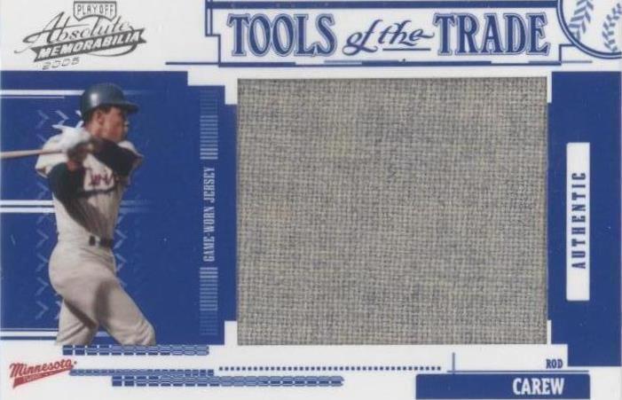 2005 Playoff Absolute Memorabilia - Tools of the Trade Rod Carew #TT ...