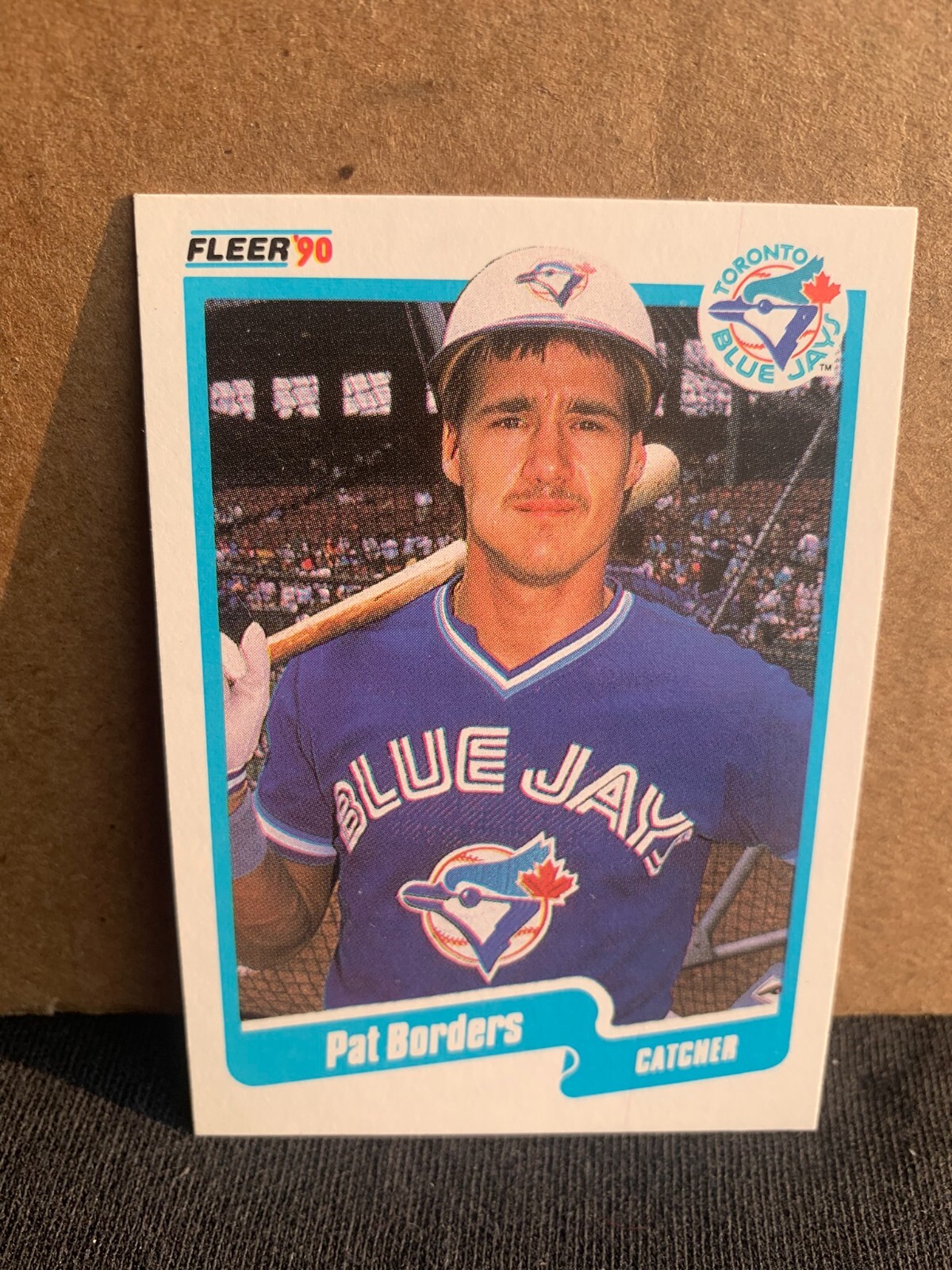 1990 Fleer Baseball Card Toronto Blue Jays Pat Borders | eBay
