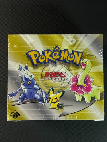 Pokemon Neo Genesis 1st edition Booster Box English Sealed | eBay