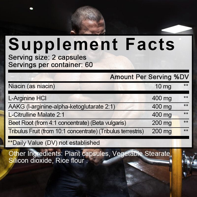 Nitric Oxide Booster Improve Blood Flow Boosts Energy, Performance And ...