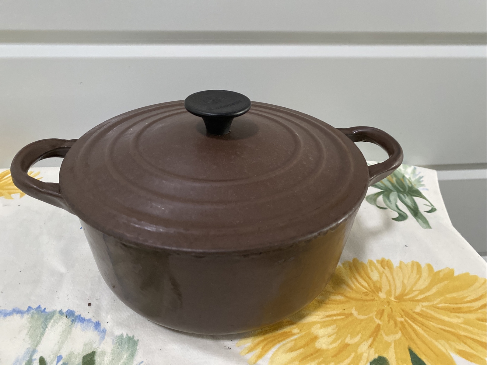 Ancienne Cocotte Fonte Le Creuset Marron Cuisine Vintage | eBay