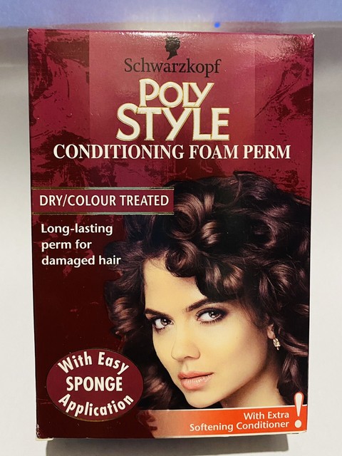 Schwarzkopf Poly Style Conditioning Foam Perm - Dry Colour Treated for ...
