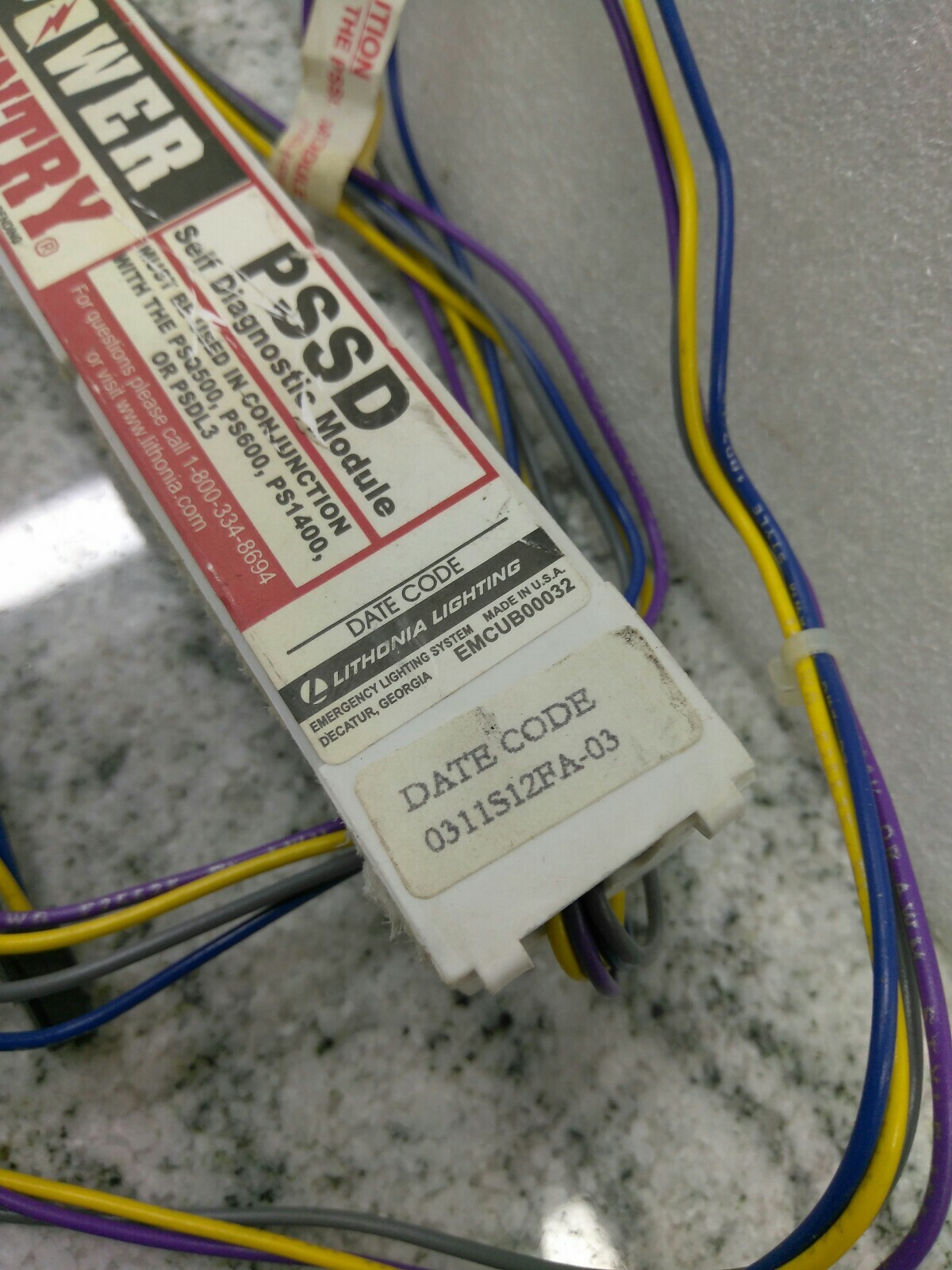 Lithonia Lighting Power Sentry PSSD Self Diagnostic Module (#EF | eBay