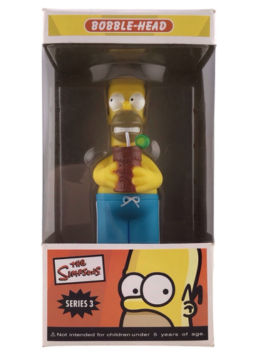 The Simpsons Luau Homer Funko Bobble Head Series 3 Wacky Wobbler ...