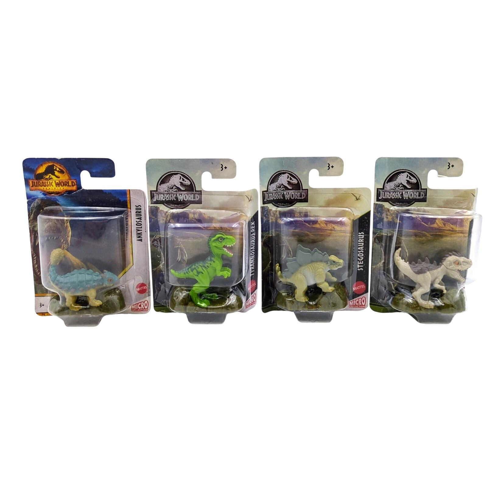 Jurassic World Micro Dinosaur Mini Figures Mattel Lot of 4 INDOMINUS ...