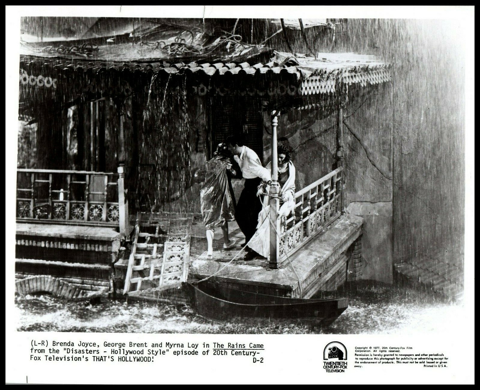 Myrna Loy + George Brent in That´s Hollywood (1977) ORIGINAL VINTAGE ...