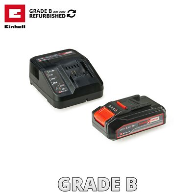 Einhell 2.5Ah Battery And Charger For All Power X-Change 18V Refurb ...
