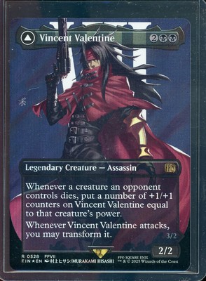 MTG Final Fantasy #0528 Vincent Valentine Borderless Surge Foil | eBay