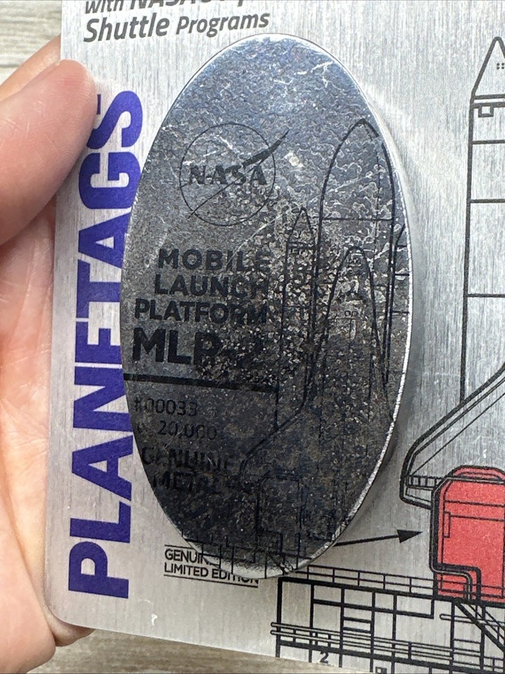 MotoArt Planetags NASA MLP-2 MOBILE LAUNCH PLATFORM RARE Plane Skin Tag ...
