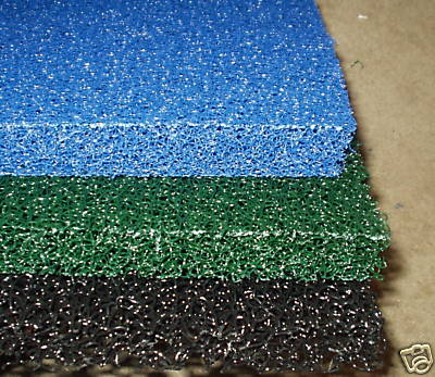 MATALA BLUE-GREEN-BLACK 3 PK FILTER MATS-19"x 24"-media-pad-wet dry ...
