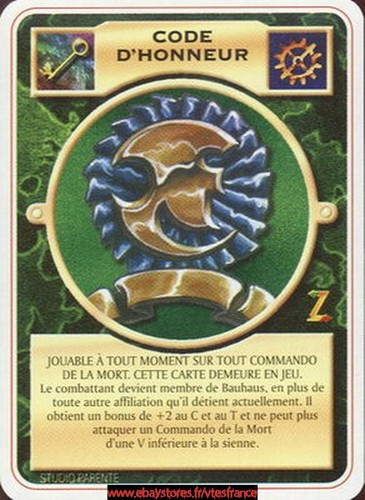 Code d'honneur x4 [Warzone] French Doomtrooper CCG | eBay