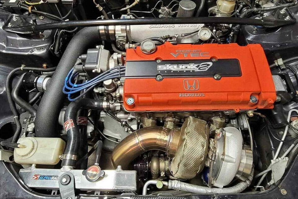 1320 B series Catted pipe for 1320 Top mount turbo manifold AC ...