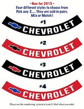 Chevy Air Cleaner Decals Ribbons Only-any Horsepower Rating Made to ...