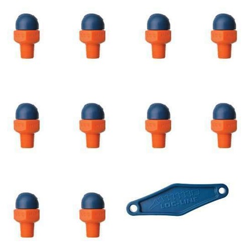 10 Pcs. Loc-Line 0"(L) x.160"(D)x1/4" NPT CT Style High Pressure Turret ...