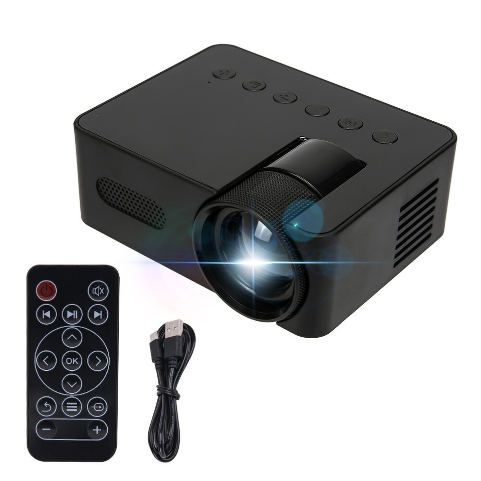 Portable Mini Projector Theater Party Pocket Bluetooth HDMI LED HD Home ...