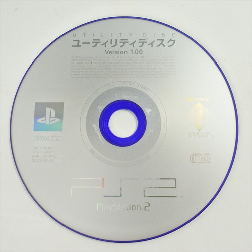 UTILITY DISC Version 1.00 PBPX-95201 PS2 Playstation 2 For JP System P2 ...