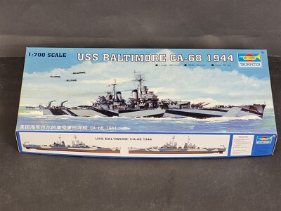 TRUMPETER USS Baltimore CA-68 1944 1:700 Model Kit #05725 CIB ~ T649 | eBay