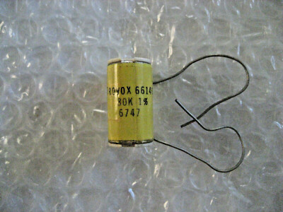 1 x NOS 80K Ohms Cinema Eng. 1 W. Noninductive Wirewound Resistor | eBay