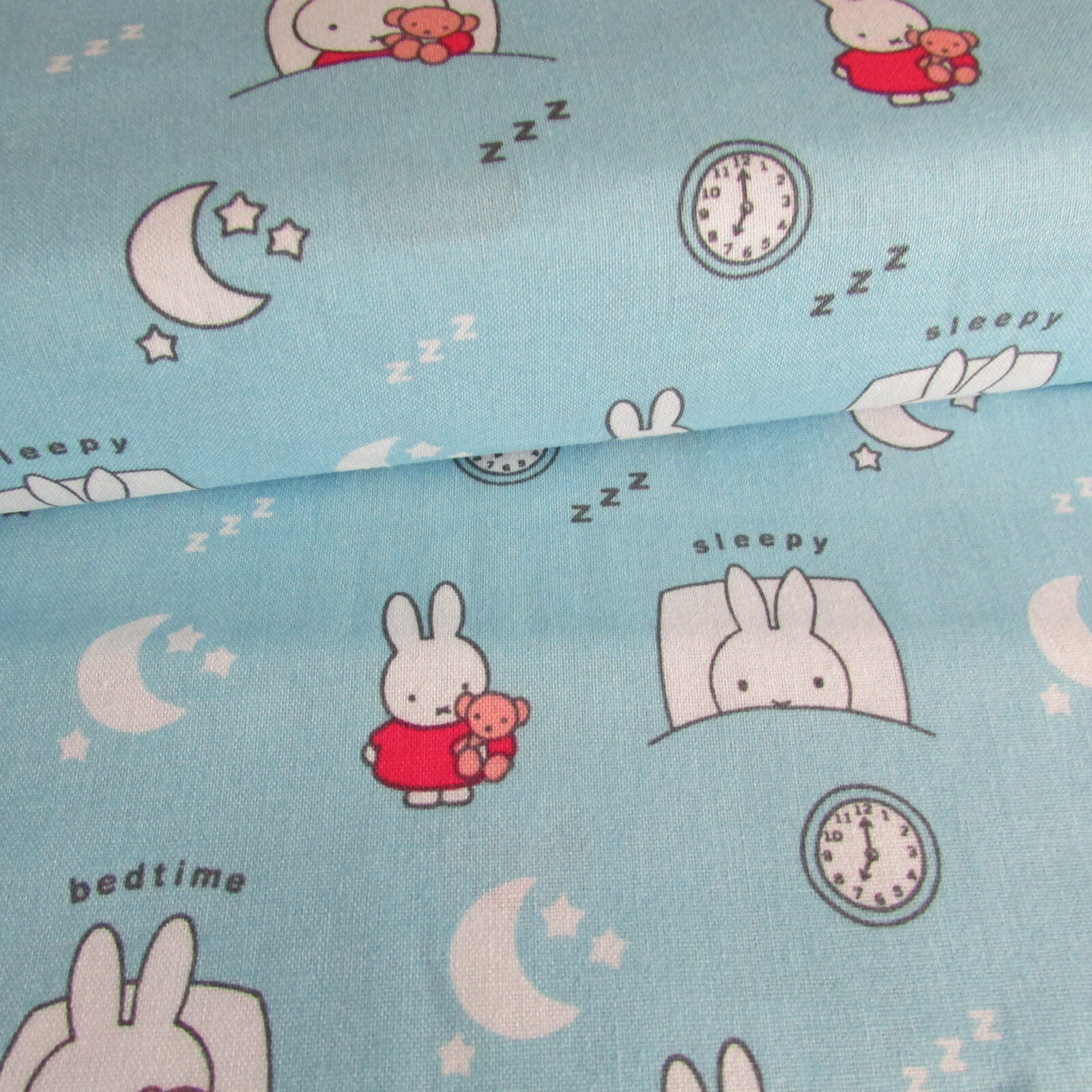 Miffy - BEDTIME prints 100% cotton sewing & quilting fabrics | eBay UK