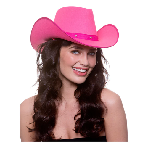 Texan Cowboy Hat Hot Pink Texas Wild West Dolly Parton Ladies Cowboy Fancy Dress 5055294897848 ...