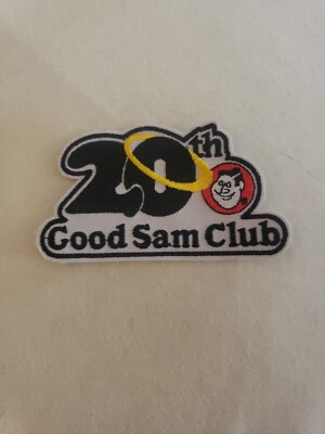 Vintage Good Sam Club 20th Anniversary Jacket Patch Camping RV Club ...